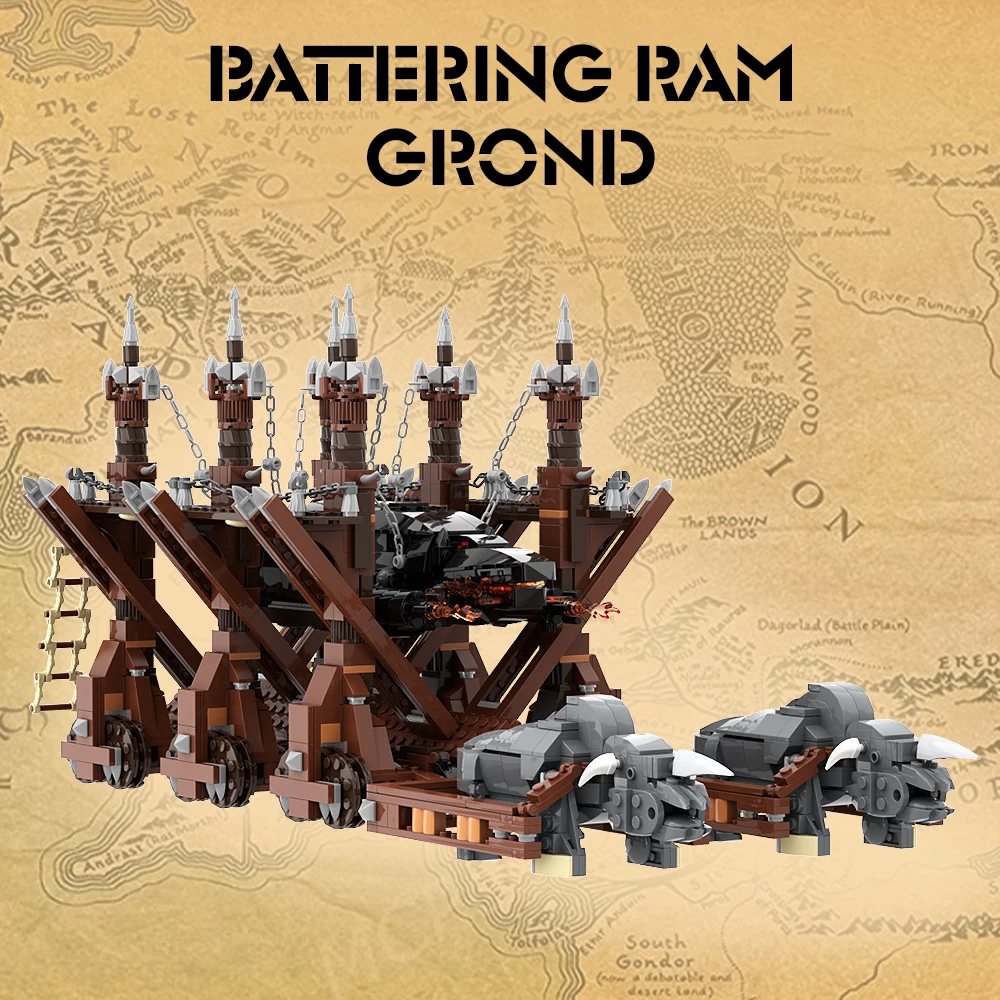 Moc-Battering-ram-Grond-Building-Blocks-Movies-Lorded-of-the-Ring-Siege ...