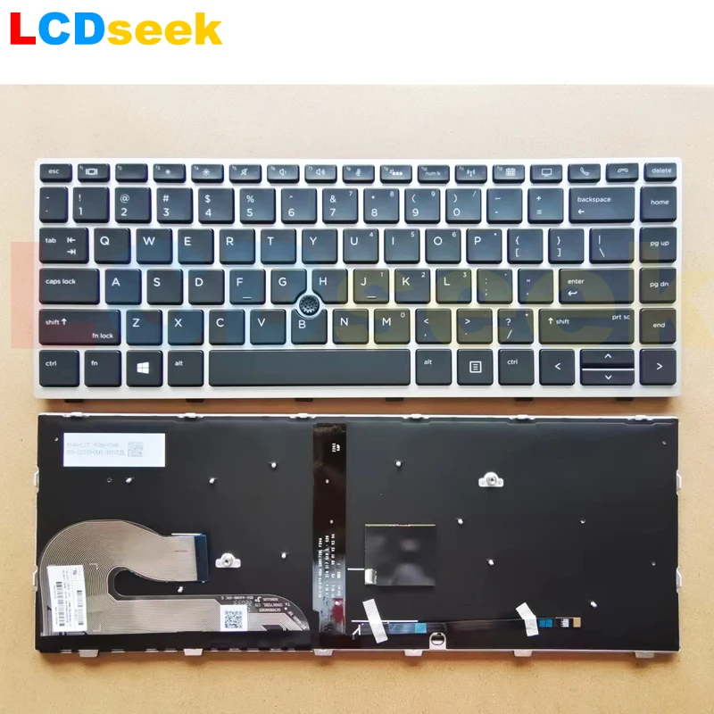 Original NEW US laptop keyboard FOR HP EliteBook 840 G5 846 G5 745 G5 ...