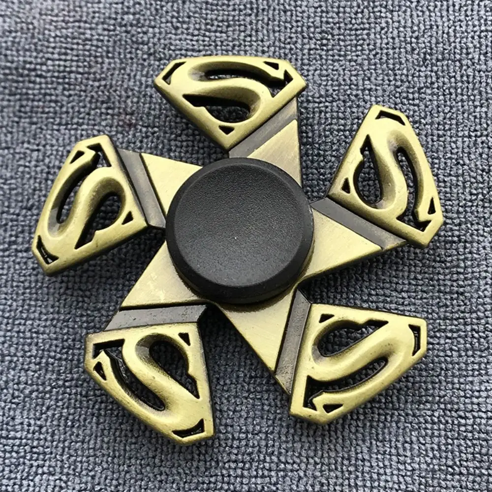 Metal-Finger-Spinner-Gyro-Toy-Zinc-Alloy-Brass-Color-Hand-Spinning-Cool ...