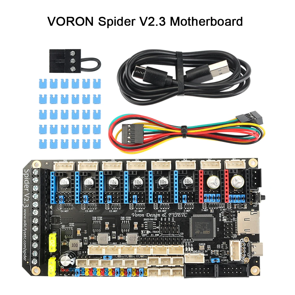 Fysetc Spider V2.3 Motherboard 32bit Controller Board 8aixs Hv5160 3d ...
