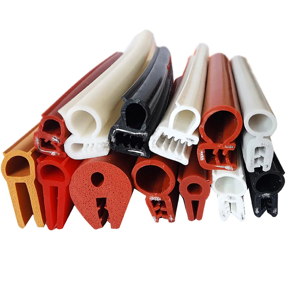 High-Temperature-Oven-Silicone-Seal-Strip-With-Side-Top-Bulb-Mechanical ...