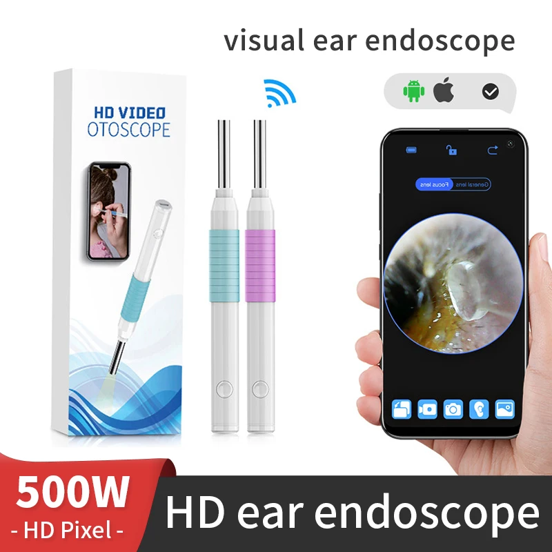 Wifi Smart Vision Ear Spoon Ear Picker Ear Canal Mirror300w/500wultra ...