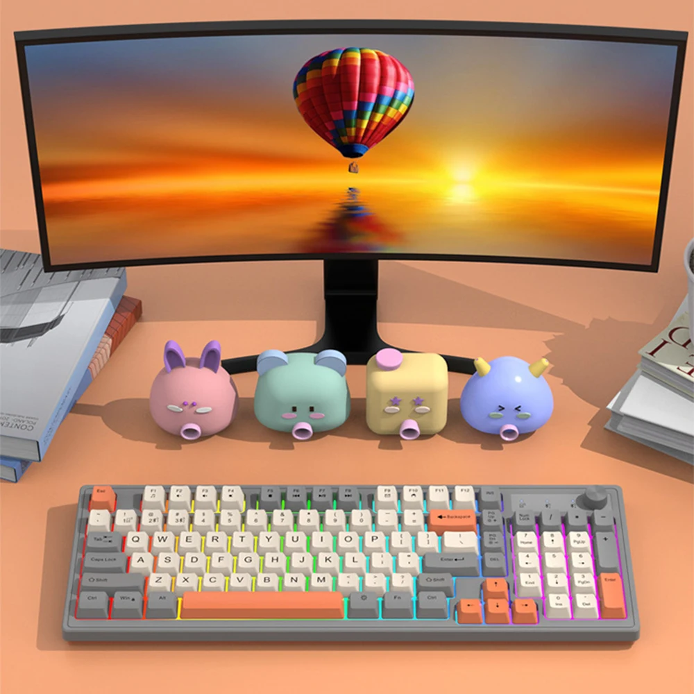 New-K98-Keyboard-88-98-Keys-Full-Non-impact-RGB-Backlit-Wireless-Wired ...