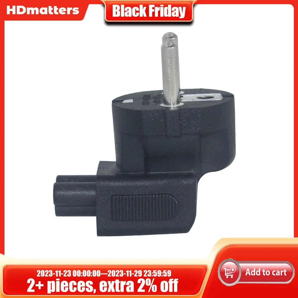 wireless-EU-Mains-Power-Cable-plug-adapter-EU-PLug-to-IEC320-C5-Clover ...