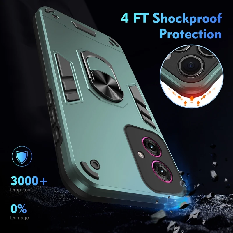Shockproof Armor Lens Protector Case For Motorola Moto G35 G45 G55 G85 ...