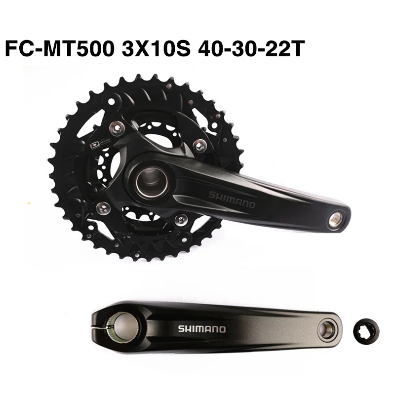 Shimano FC M131 6/7/8S 21S 24S 크랭크 셋 자전거 부품 MTB Mountain Bike Chain ...