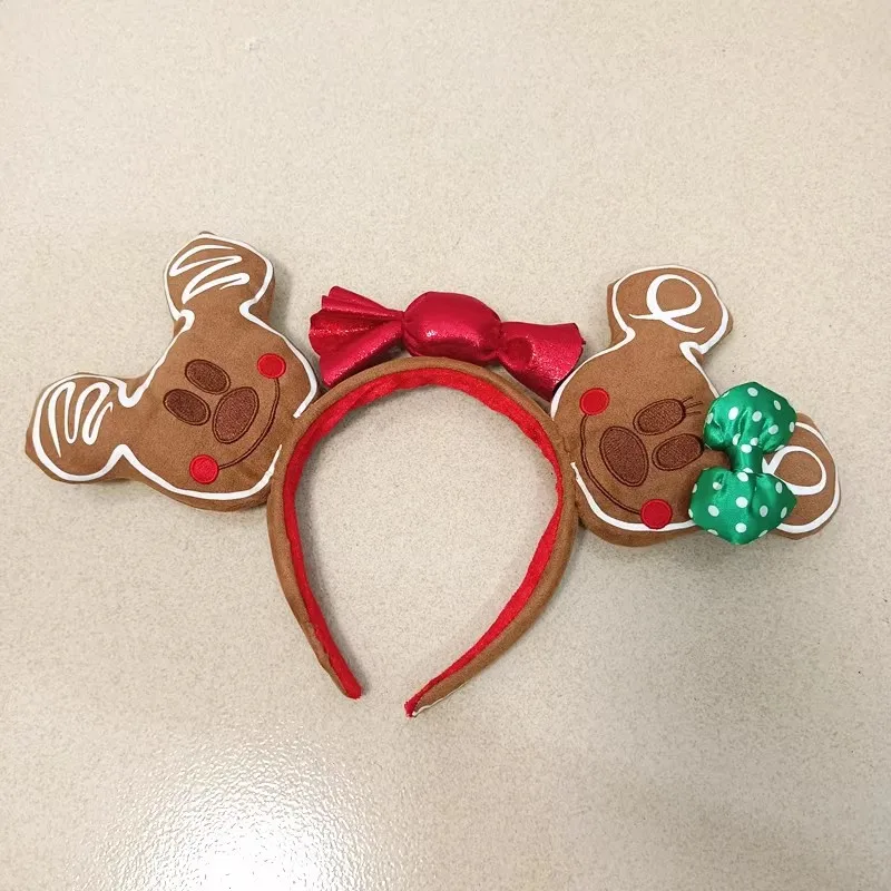 Disney-Cute-Christmas-Mickey-Minnie-gingerbread-Man-candy-headband ...