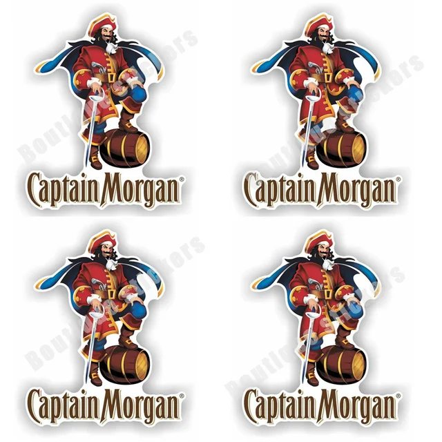 Pegatinas Del Capitán Morgan Decoración De Pared Con Letreros De