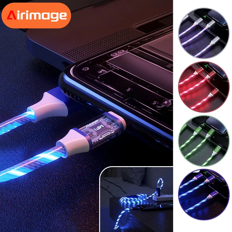 3 1 Multi Usb Fast Charging Charger Cable | Led Multi Usb Charger | Led ...
