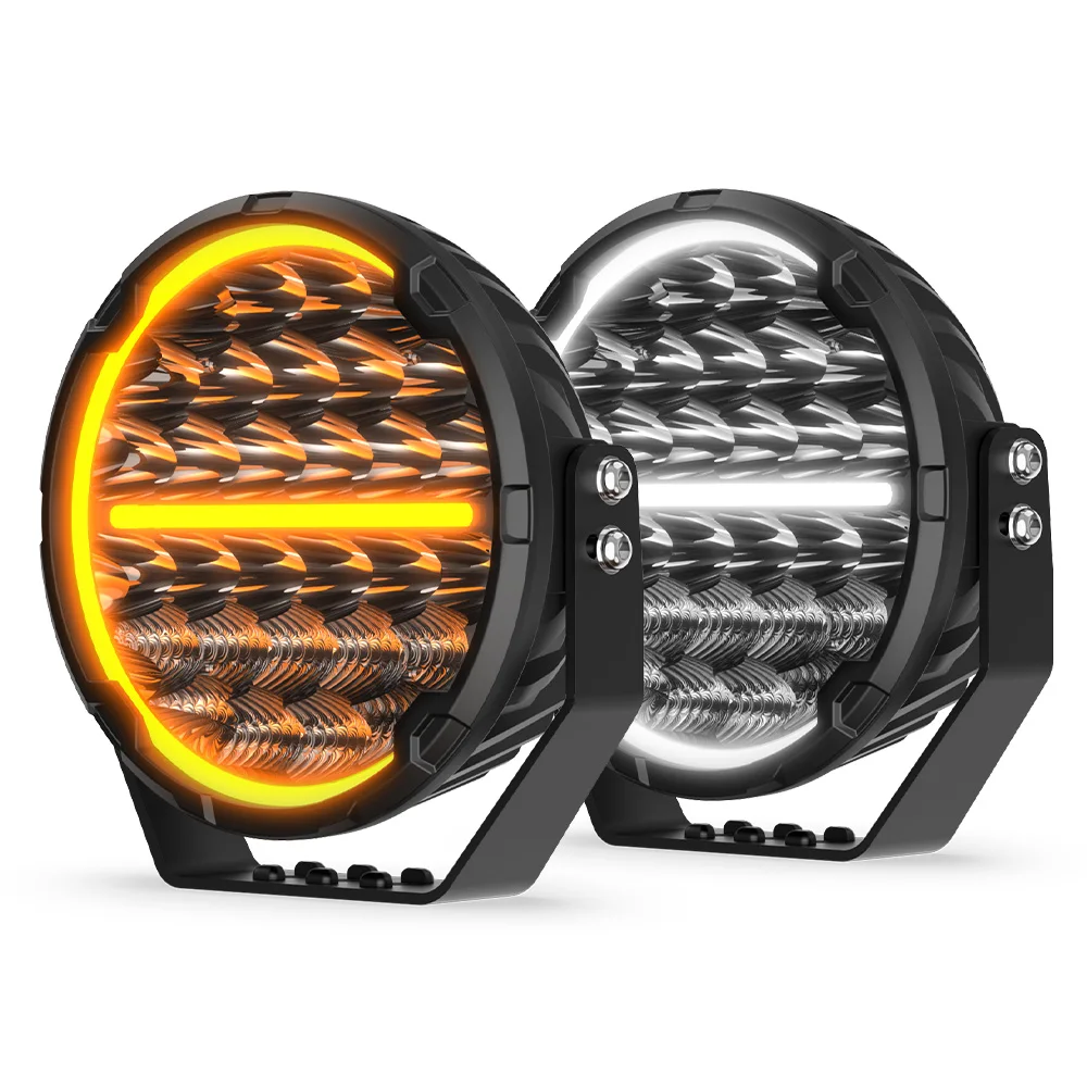 New High Power 120W Super Bright ECE R112 Spot 9in Round Offroad LED ...