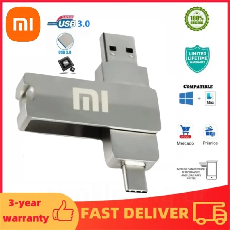 Xiaomi-USB-Flash-Drives-Pendrive-Metal-Disco-USB-Port-til-Pen-Drive ...