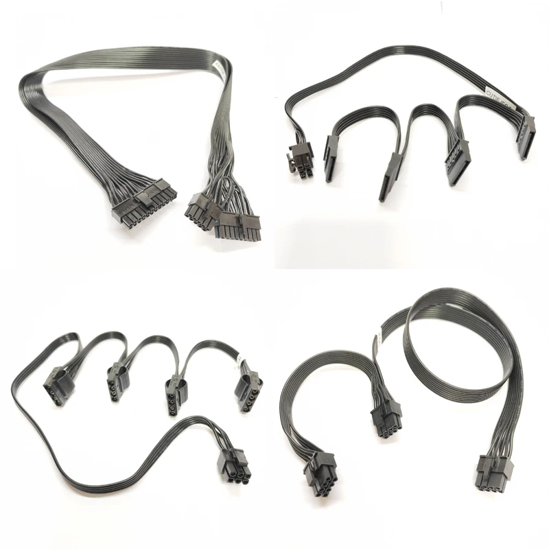 Mainboard 24PIN 10+18P 4P IDE Molex SATA GPU PCI e 8pin Power Cable For ...
