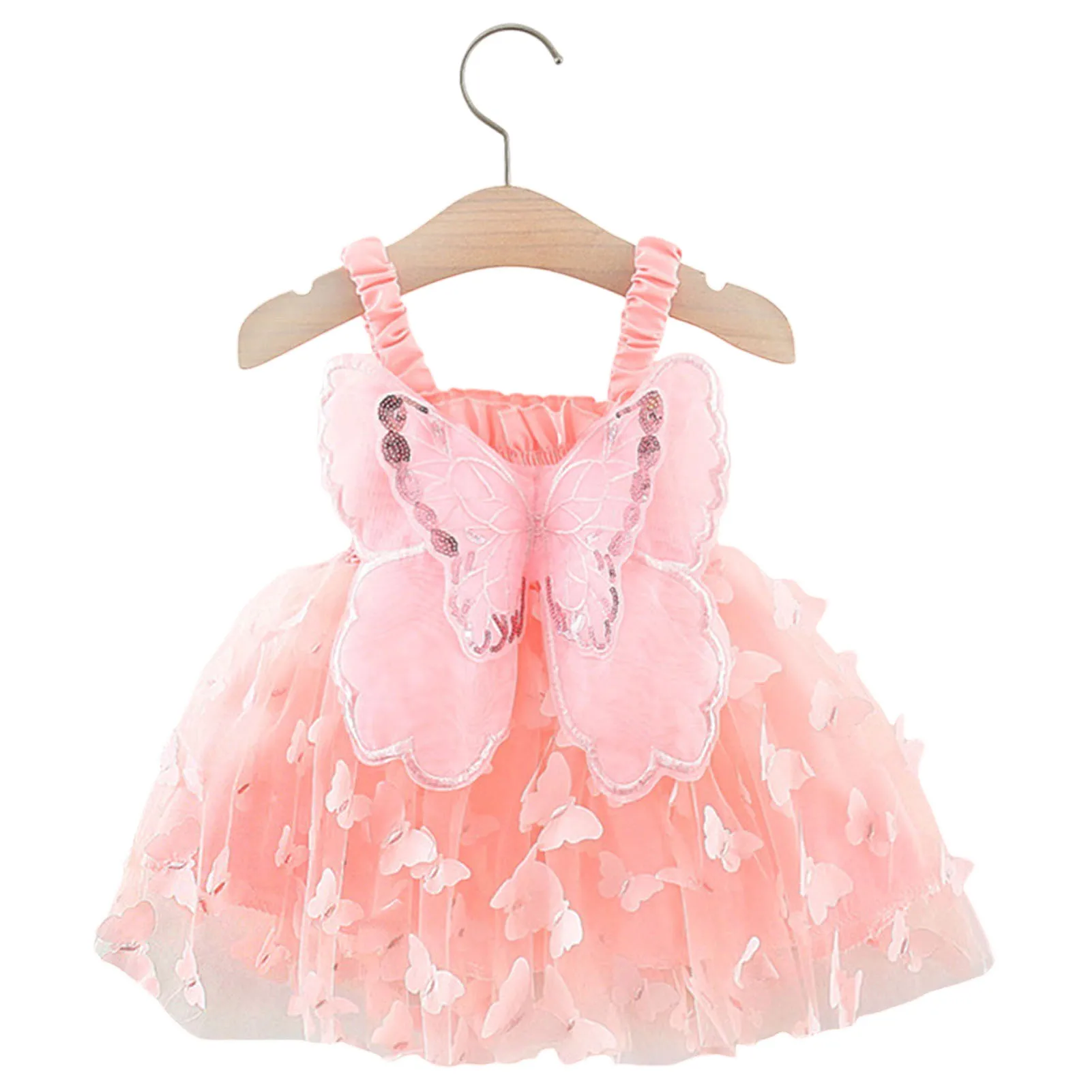 Kids-Girls-Butterfly-Princess-Dress-3D-Back-Butterfly-Wings-Tulle-Dress ...