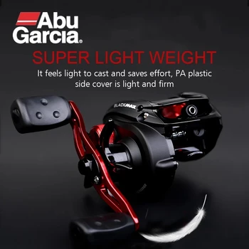 Original Abu Garcia Black Max3 Right Left Hand Baitcasting Fishing Reel 5BB 6.4:1 202g Max Drag ...