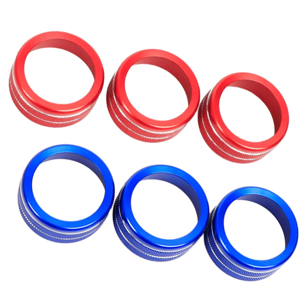 3PCS Air Condition Radio Knob Rings AC Control Switch Button Decorative ...