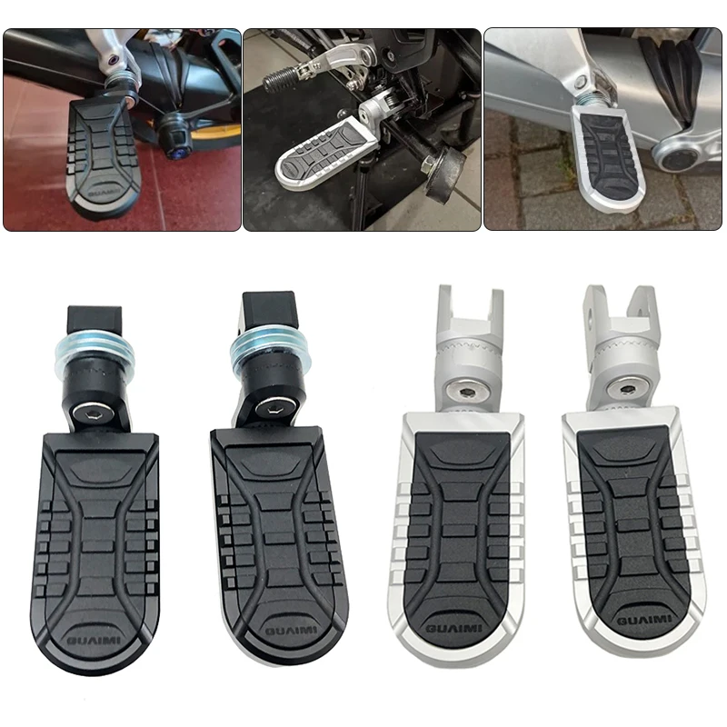 Adjustable-Front-Rear-Footrest-Rotatable-Passenger-Foot-Pegs-Rests-For ...