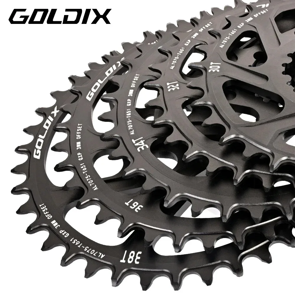 GOLDIX Bicycle Chainring Wide Narrow Teeth 30/32/34/36/38T Chainwheel ...