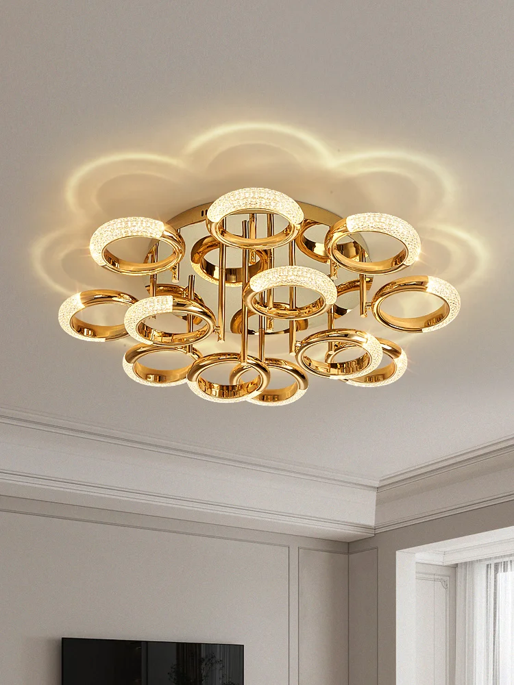 Modern-Minimalist-Circle-Ring-Led-Ceiling-Lamp-Light-Luxury-Acrylic ...