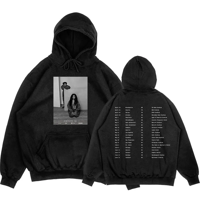 Grand-National Tour 2025 Hoodies GNX Kendrick Lamar X SZA Printing ...