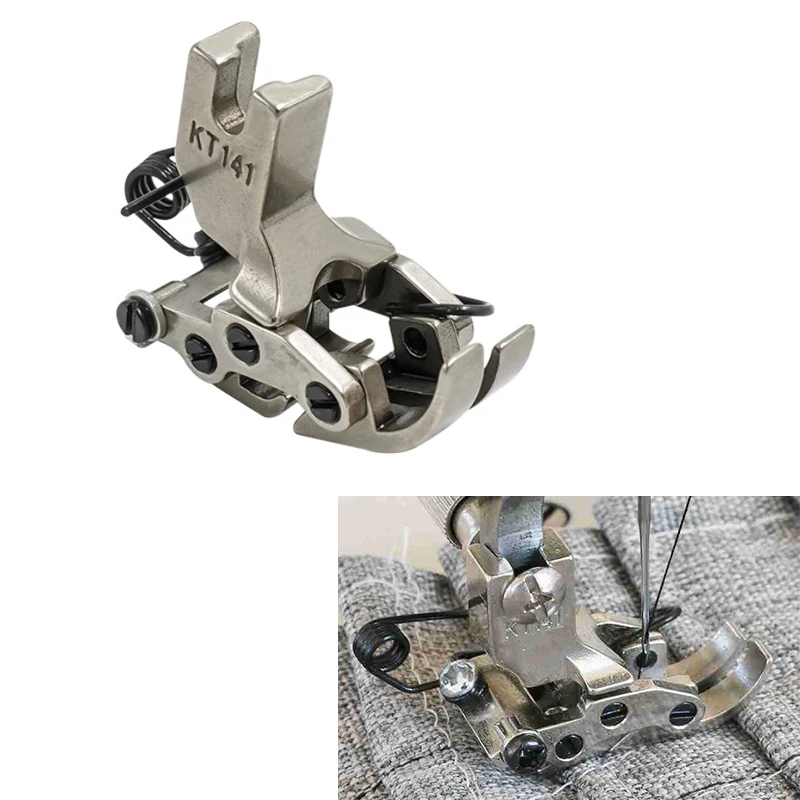 KT141 Flat Car Presser Foot Industrial Lockstitch Sewing Machine Thick ...