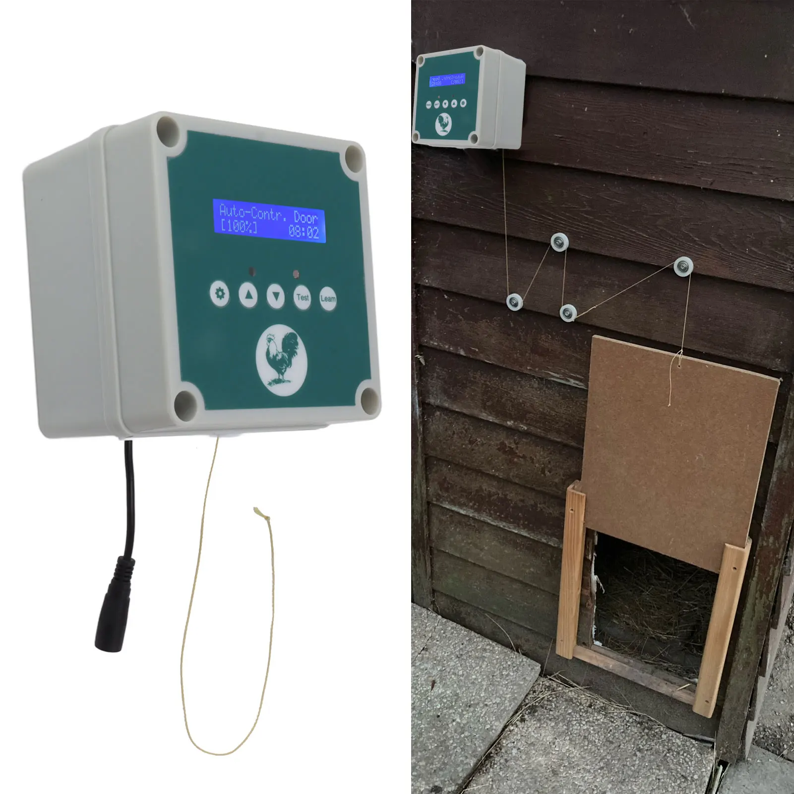 Automatic-Chicken-Coop-Door-Controller-ABS-Electric-Chicken-Door ...