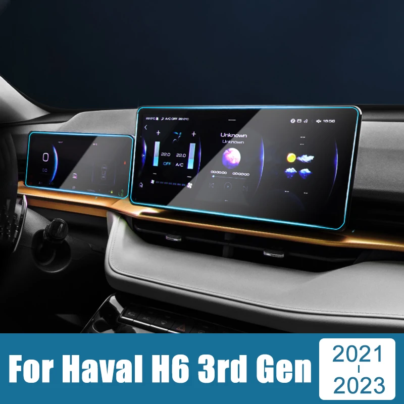 For-Haval-H6-3rd-Gen-GT-2021-2022-2023-DHT-PHEV-Car-Tempered-Glass ...
