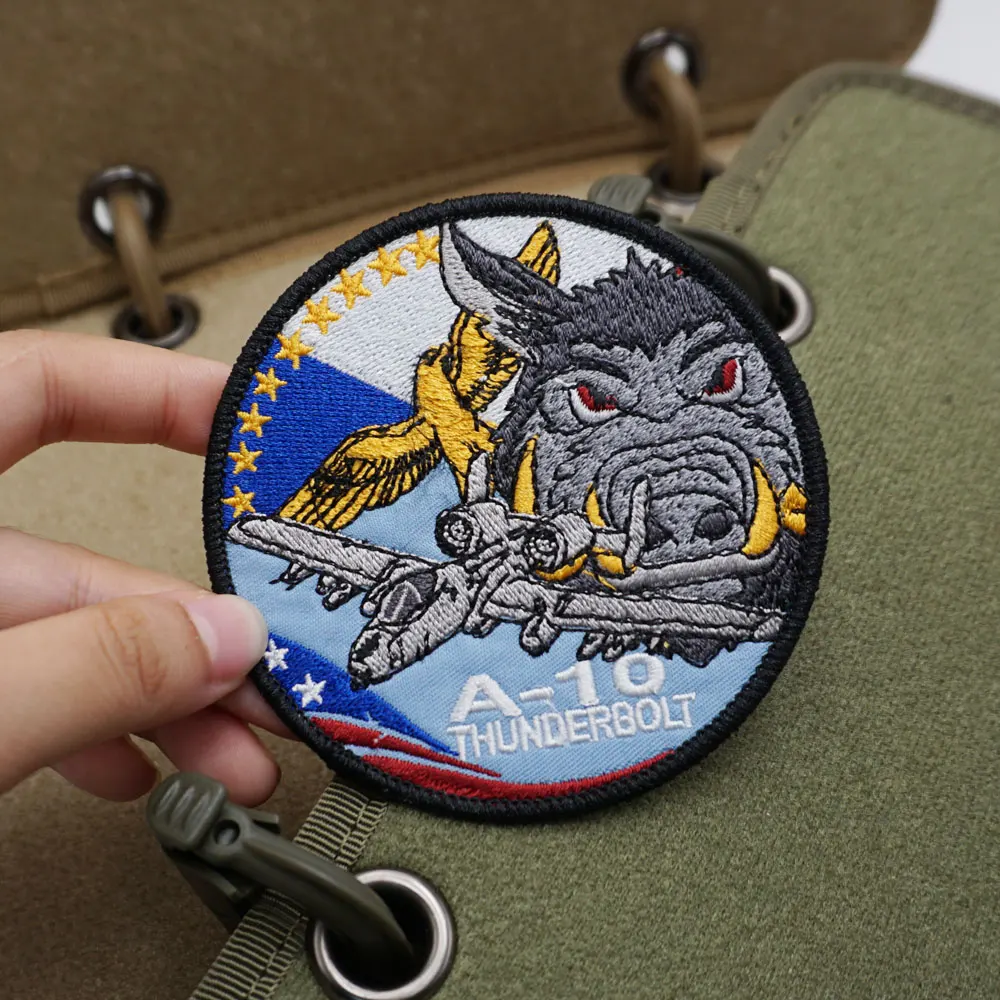 A-10 THUNDERBOLT ,high quality military tactical embroidery patches ...