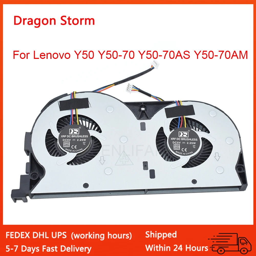 Neue Fur Lenovo Y50 Y50 70 Y50 70AS Y50 70AM Laptop Lufter Kuhler Notebook Fan DC5V 2 25 W AliExpress