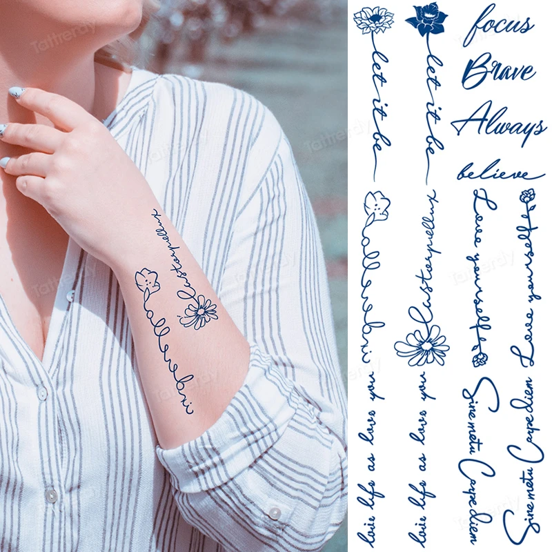 Small Wrist Tattoos Words