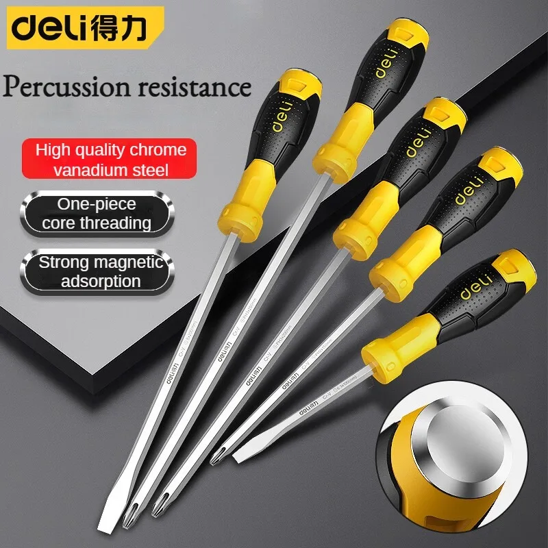 Deli-Screwdriver-Penetration-Impact-Anti-Slip-Strong-Magnetic-Ergonomic ...