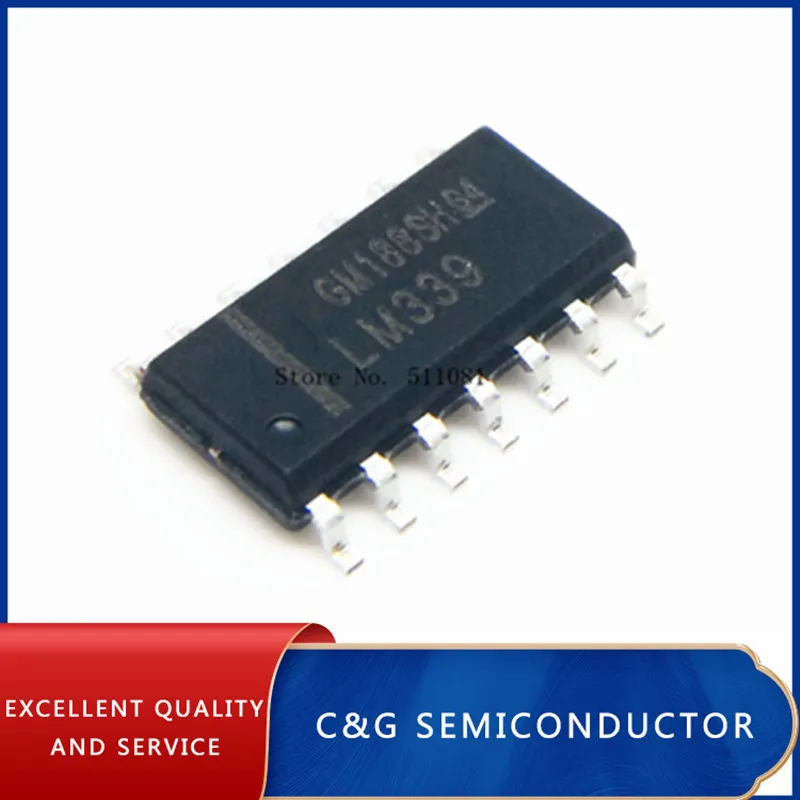 50PCS LM339 LM339DR LM339M SOP14|Integrated Circuits| - AliExpress