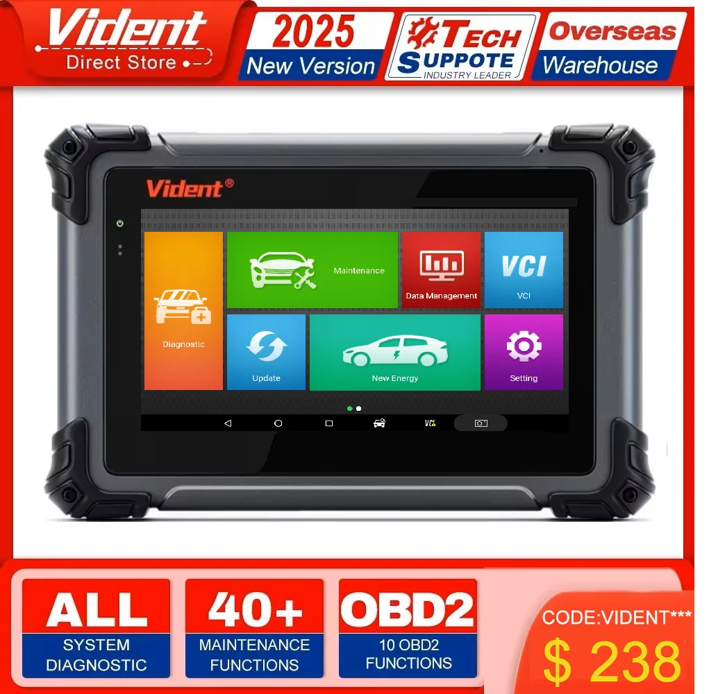 Vident iSmart800Pro Car Scanner All System Diagnosis 40 Reset Function ...