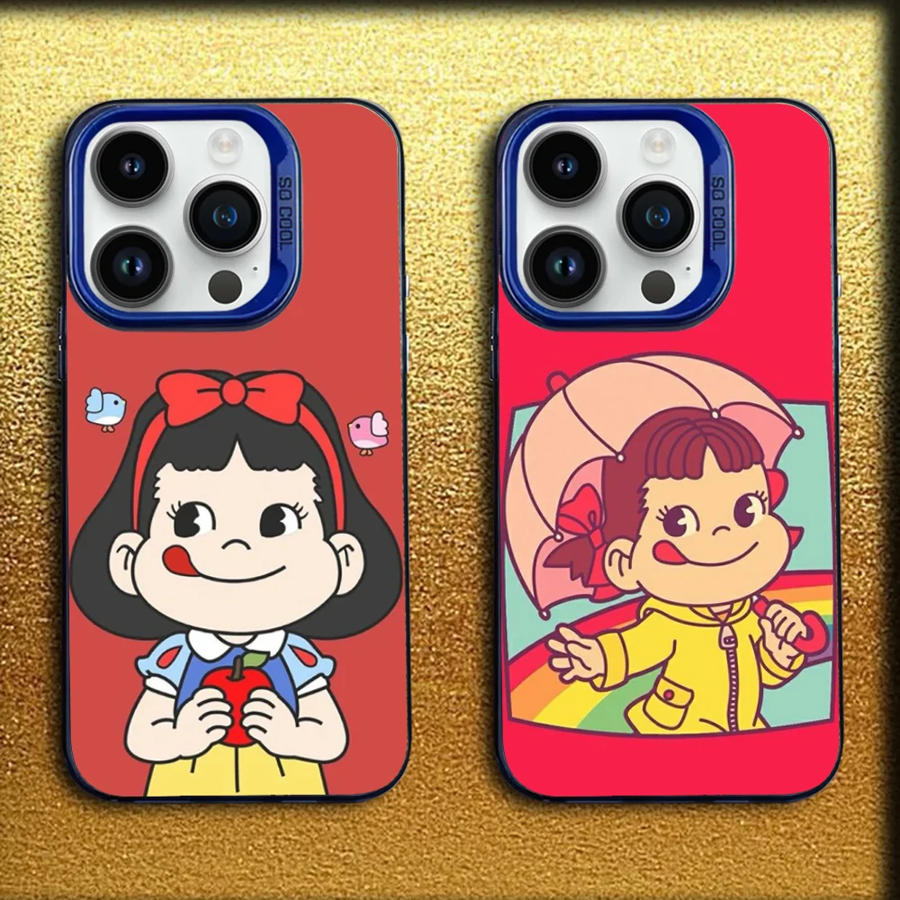 Fujiya Milky Peko-Chan Phone Case For iPhone 16,15,14,13,12,11,Mini,Pro ...