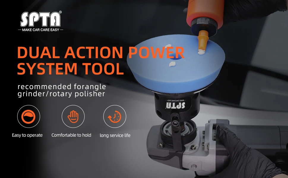 SPTA Dual Action Power System Tool Dual Action Polisher Adapter ...