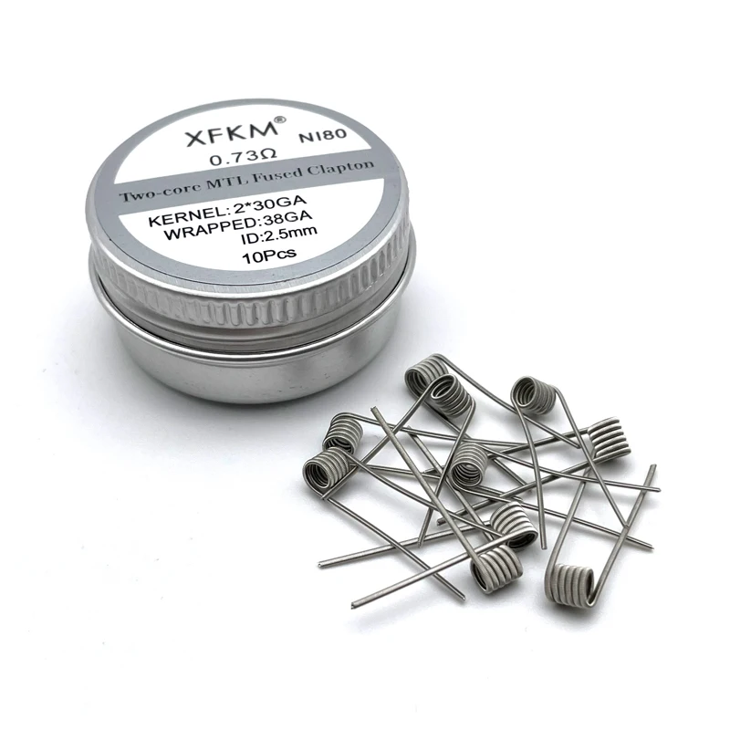 vape-10-PACK-MTL-Vape-Coil-Fused-Clapton-Coils-Alien-Premade-Coil-NI80 ...