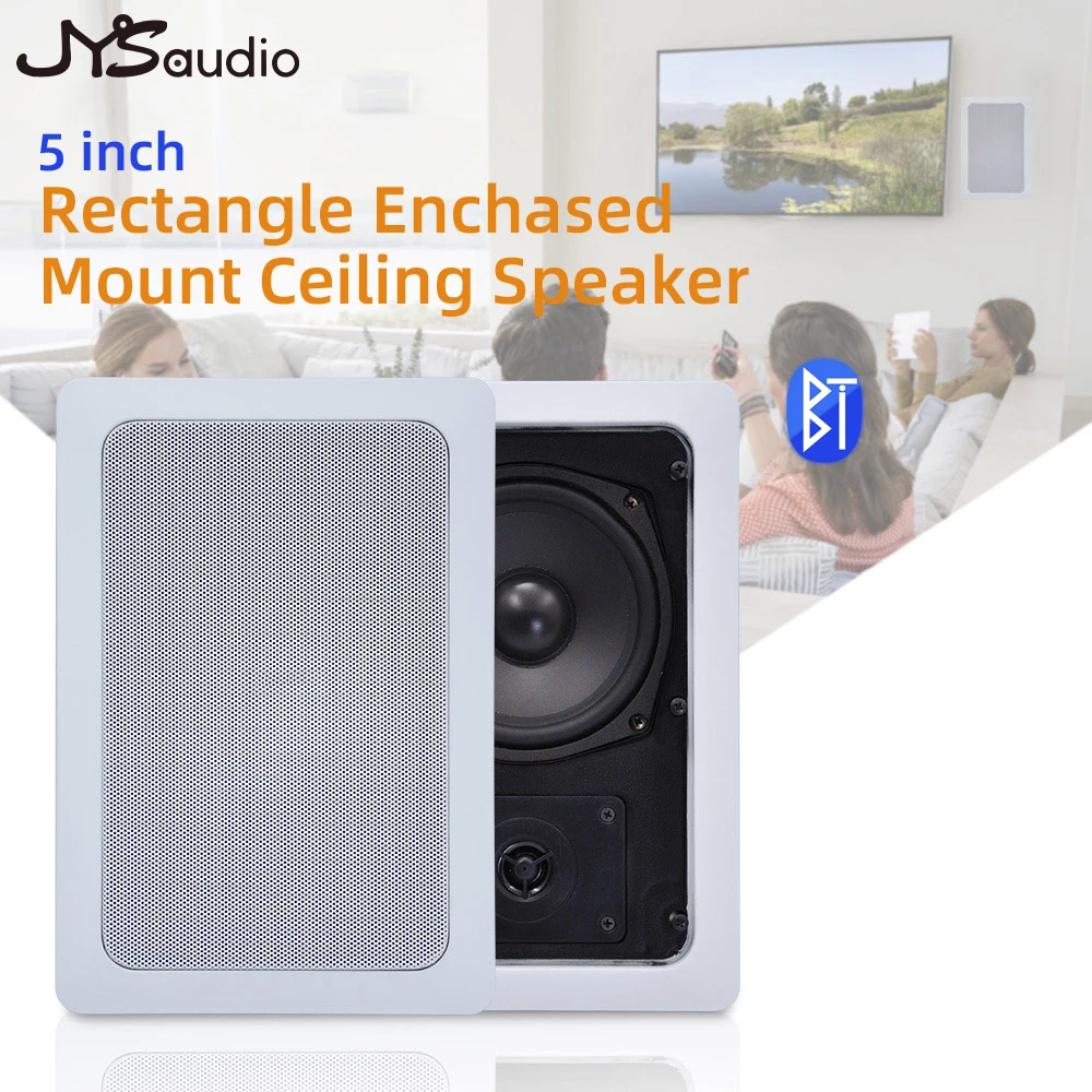 5inch-Rectangular-Ceiling-Loudspeaker-Bluetooth-Wall-Mounted-Speaker ...