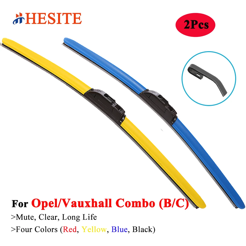 Hesite Colorful Blue Windshield Wiper Blades For Opel Vauxhall Combo ...