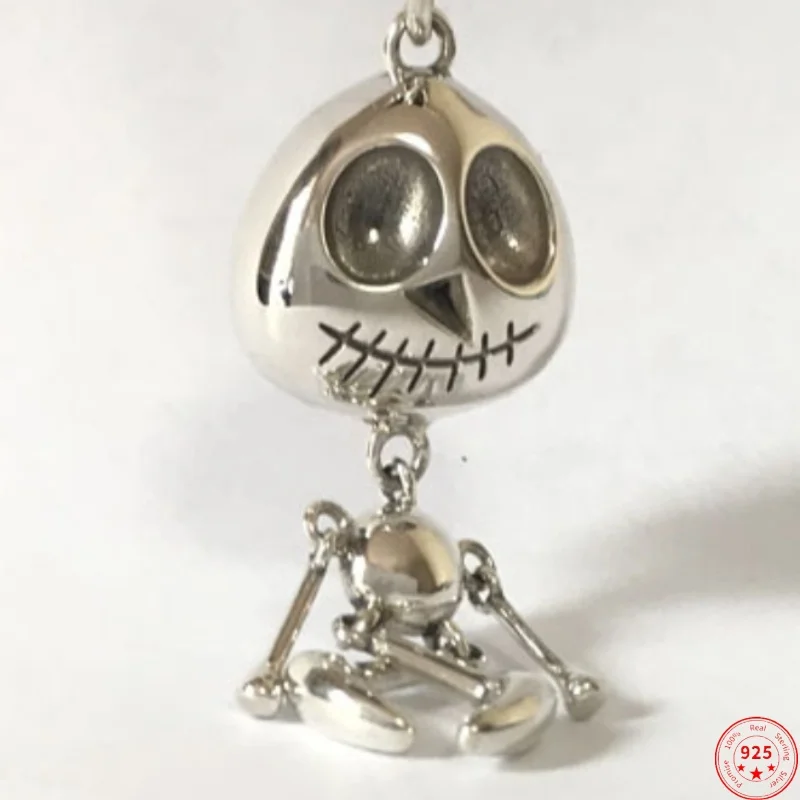 S925-Sterling-Silver-Charms-Pendants-for-Women-Men-New-Fashion-Dark-Big ...