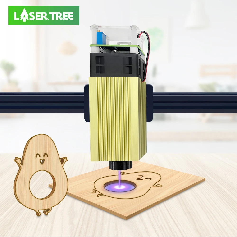 Laser Tree 30w 40w 80w Laser Engraving Module Ttl Laser Cutting Head ...