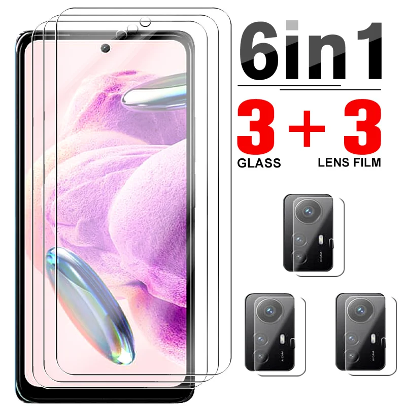 6in1-Tempered-Glass-For-Xiaomi-Redmi-Note-12S-Clear-Screen-Protector ...