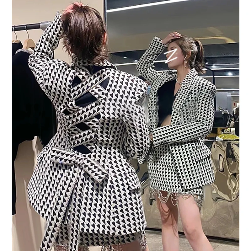 Design-Diamond-Strap-Backless-Suit-Jacket-21-Autumn-and-Winter-New ...