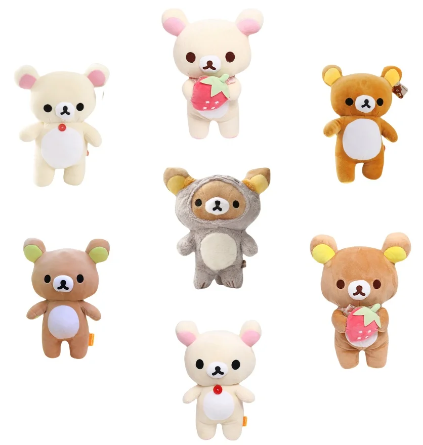 Kawaii-Strawberry-Rilakkuma-Plush-Toy-Teddy-Bear-Peluche-Lovely-Anime ...