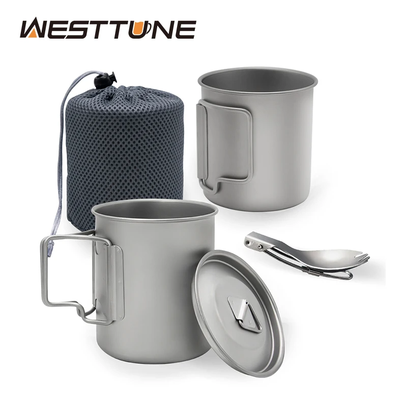 220ML-1100ML-Portable-Camping-Mug-Titanium-Cup-Tourist-Tableware-with ...