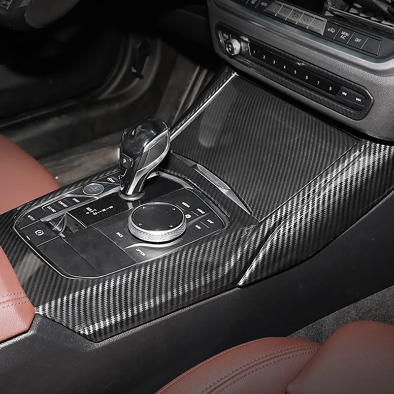 For BMW 3 Series G20 G28 2019 2020 Carbon Fiber Car Central Control ...