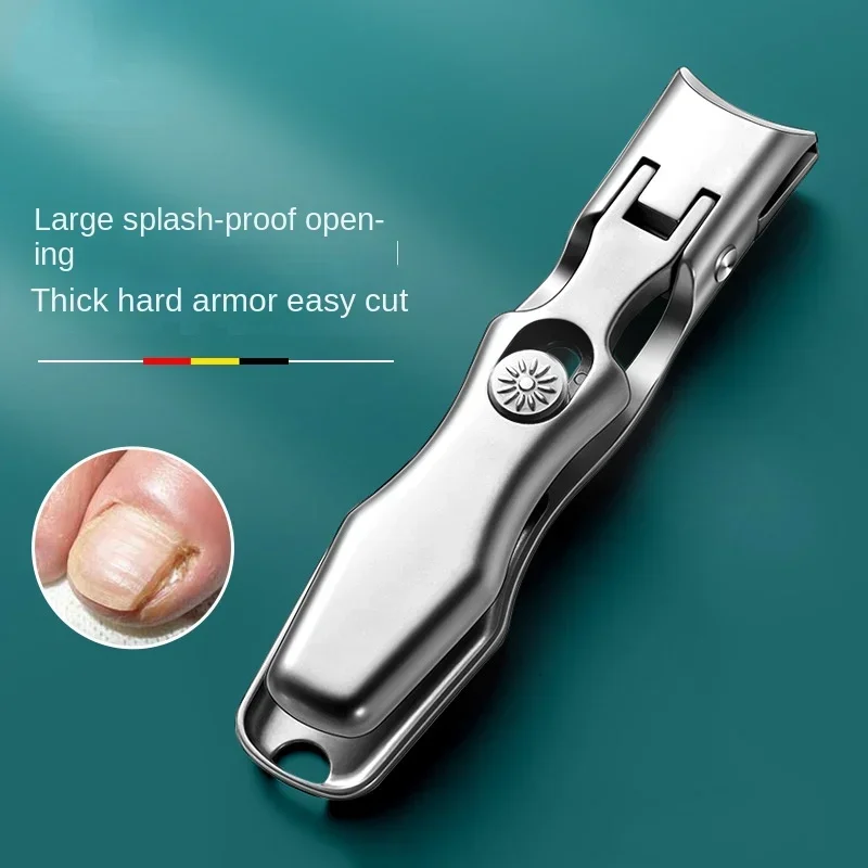 Stainless Steel Nail Clipper Splash-Proof Large Opening Nail Clipper ...
