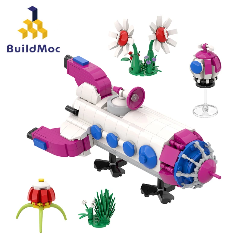 BuildMoc-Anime-Pikmin-Captain-Olimar-S-S-Shepherd-Delivery-Ship ...