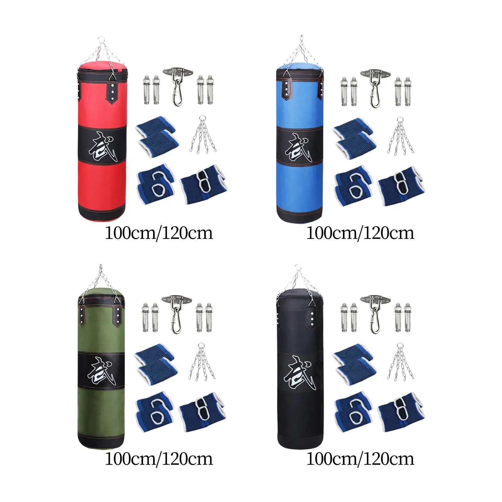 Punching-Bag-Boxing-Bag-Training-Aid-with-Chain-Heavy-Bag-Boxing ...