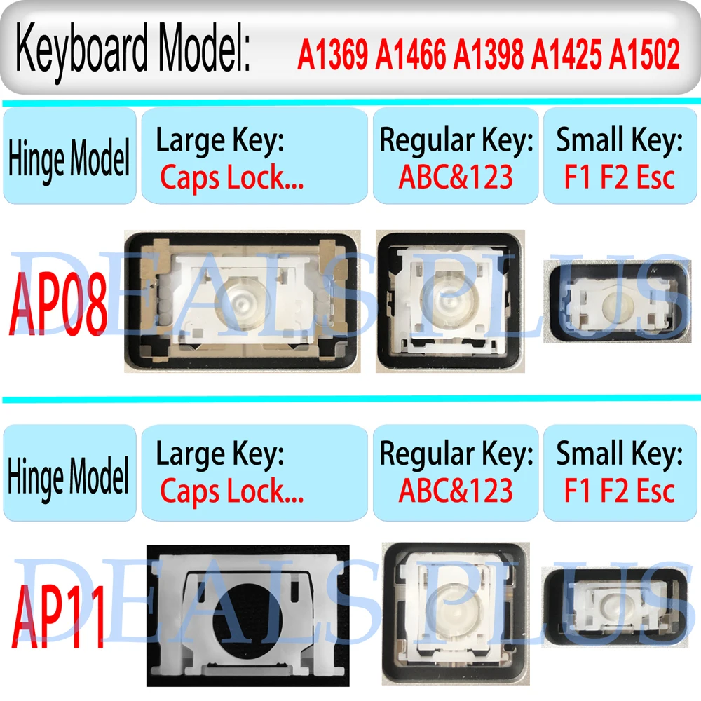 Replacement-Individual-AP08-AP11-UK-KEYBOARD-Keys-KeyCap-Hinge-For ...