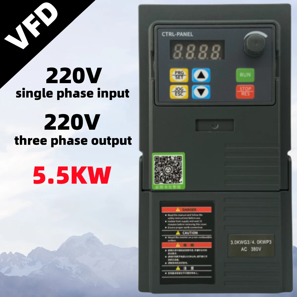 220V-5-5KW-economical-VFD-variable-frequency-drive-inverter-motor-speed ...
