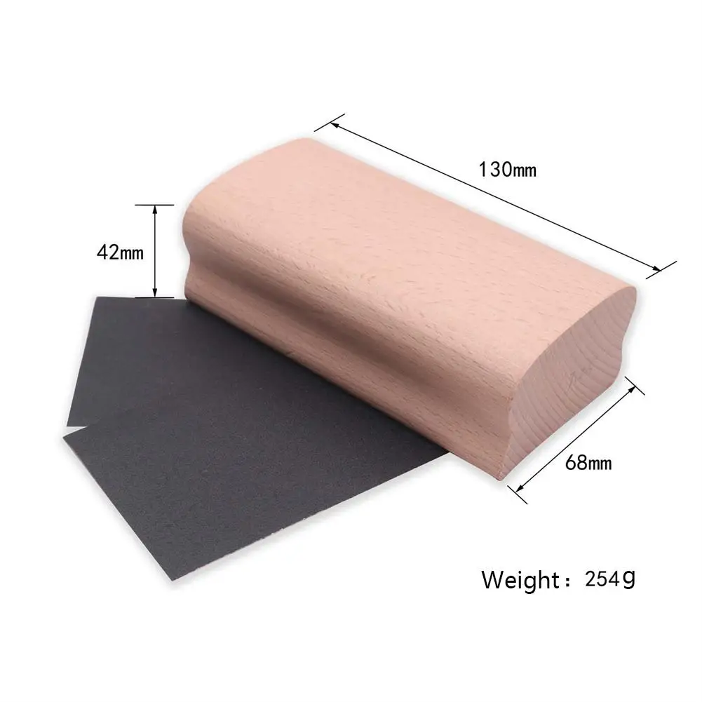 Wooden-Polished-Sanding-Block-For-Guitar-Bass-Fret-Leveling-Fingerboard ...